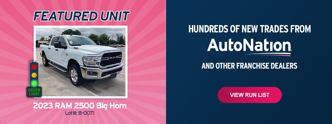 Dealer Auction Near Houston, TX | AutoNation Auto Auctions